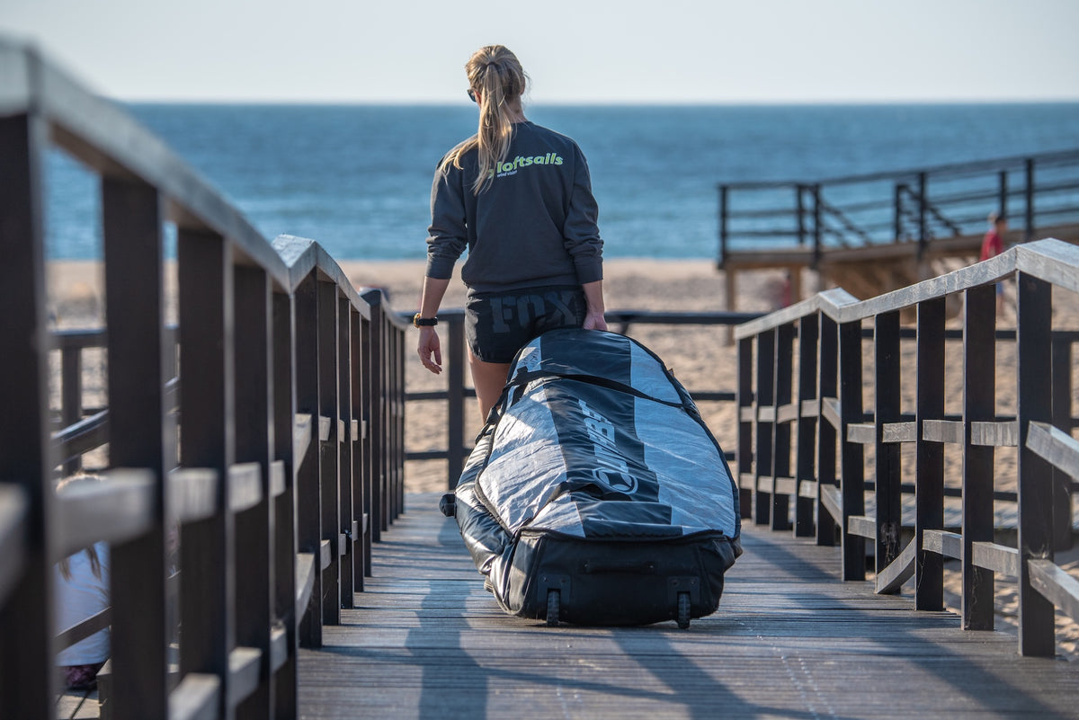 Unifiber Double Pro Windsurf Boardbag - 255 x 80 cm - Wheeled Multi ...