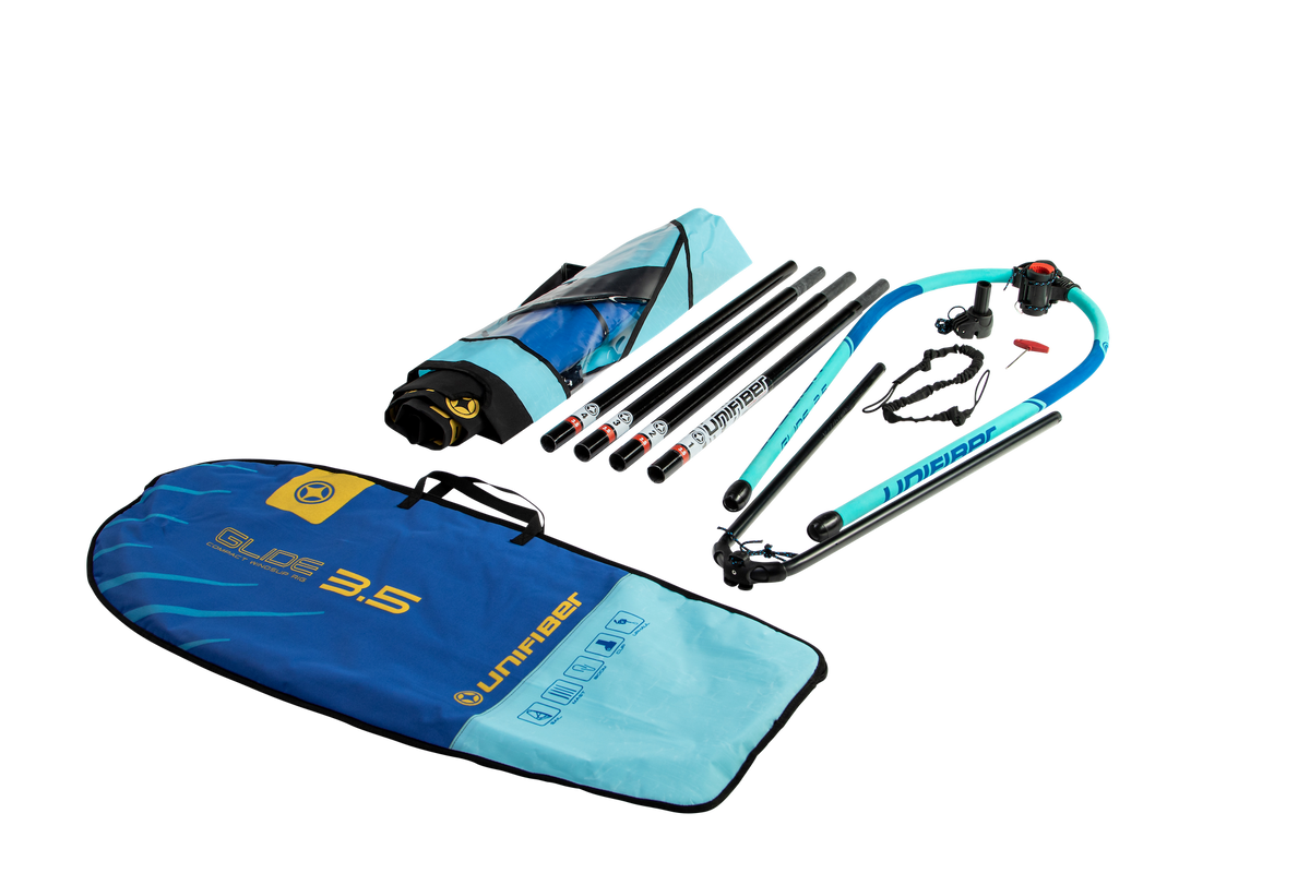 Unifiber Oxygen iWindSup Package - 10'7" SL - Glide 5.5m² Rig